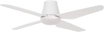 Beacon Lighting Aria 122cm CTC Fan with LED Light in White : Amazon.com ...