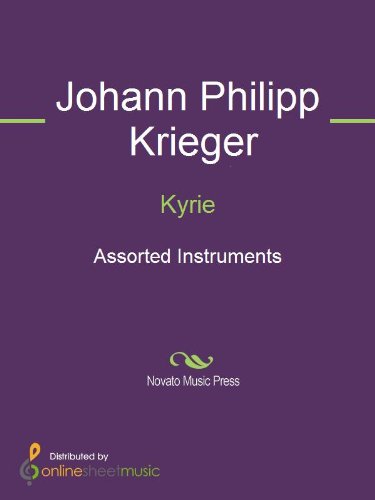 Kyrie - Kindle edition by Johann Philipp Krieger. Arts & Photography ...