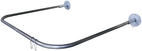 Amazon.com: 32" x 32" Removable Indoor/Outdoor Curtain Shower Rod 2 ...