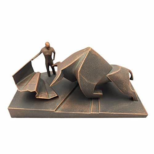 Amazon.com: Bull fighting Statue Matador - Interior Decor Handmade ...