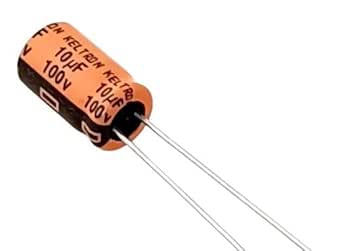 10UF 100V, 10 UF 100 V ELECTROLYTIC CAPACITOR (PACK OF 2) : Amazon.in ...