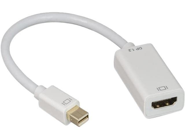 Buy Nippon Labs Mini DisplayPort 1.2 to HDMI Passive Adapter 4K, White ...