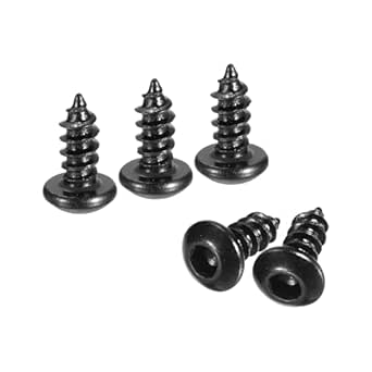 uxcell Hex Socket Self Tapping Screws, M3 x 6mm Carbon Steel Wood Screw 25pcs: Amazon.com ...