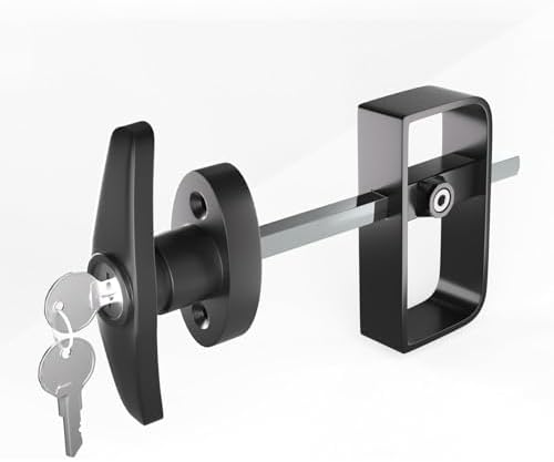 Amazon.com: StartFine Shed Door Lock 4-1/2" T-Handle Shed Door Handle ...
