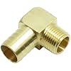 Amazon.com: CDQBWKJGFJ 1 Piece Brass Hose Barb Fitting 90 Degree Elbow Adapter 3/4" Barb x 1/2 ...