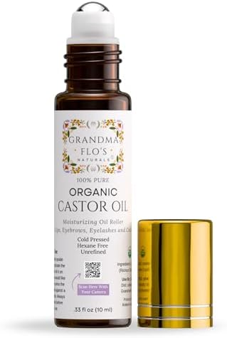 Amazon.com : Castor Oil Roll on for Waist Belly Body Skin, Certified ...