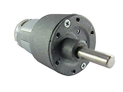 500 rpm Johnson Side Shaft Metal Geared Motor 12v DC High Torque - 1 ...