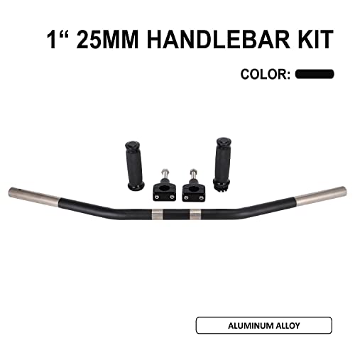 Snapklik.com : 1 25mm Motorcycle Drag Bars Handlebars + 1 Handlebar ...