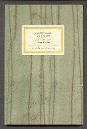 Salome. Tragödie in einem Akt. Insel-Bücherei Nr. 247 : Wilde Oscar ...