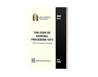 Buy THE CODE OF CRIMINAL PROCEDURE 1973 - BARE ACT - 2023 EDITION Book Online at Low Prices in ...