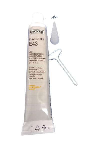 Wacker Elastosil E43 Clear RTV-1 Silicone Rubber 90ml Tube : Amazon.in: Car & Motorbike