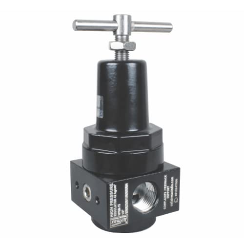 Airmax Air Regulator 0-42Kg/cm2 1/2" Black Pneumatic : Amazon.in ...