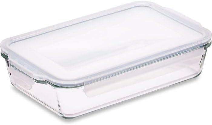 Pyrex Deep 9x13-Inch Glass Baking Dish with Lid, Deep Casserole Dish ...