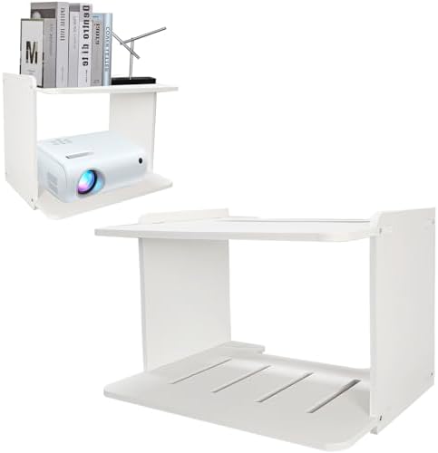 Amazon.com: HERCHR Router Stand WiFi Router Shelf, Small Mini Wall ...