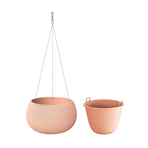 Stolmet 37cm Round Hanging Planters for Indoor Outdoor Garden Hanging ...
