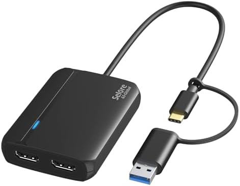 Amazon.com: j5create USB-C to Dual HDMI Multi-Monitor Adapter with USB ...