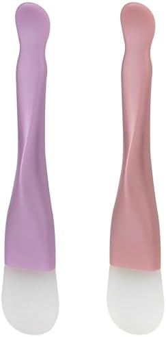 Amazon.com : Silicone Face Mask Applicator 2 Packs Dual End Exfoliating ...