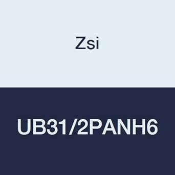 ZSI UB31/2PANH6 Stainless Alpha U-Bolt, 3 1/2in Pipe, Flame Retardant ...