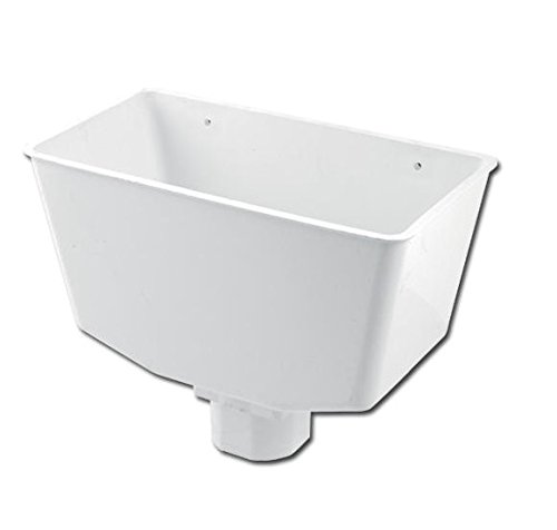 Buy Marshall Tufflex White Square Guttering and Downpipe - Gutter and ...