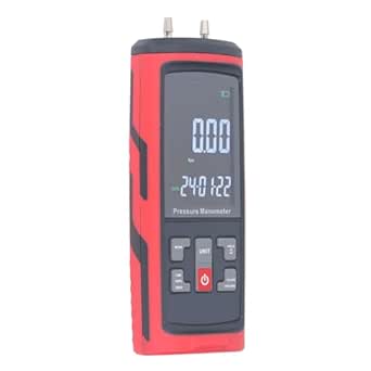 gernie Digital Manometer ±250Pa Differential Pressure Tester ...