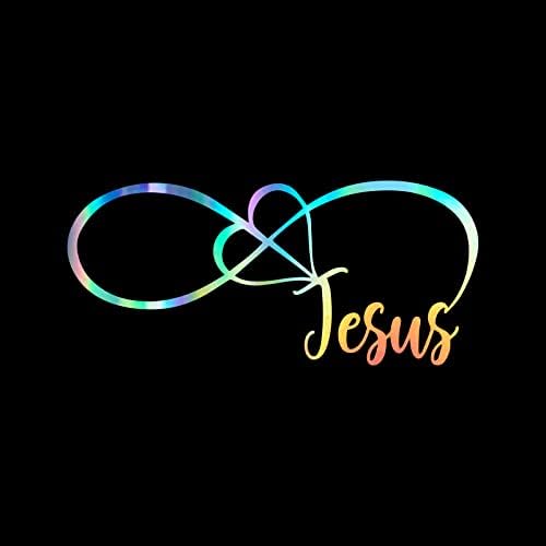 Amazon.com - Jesus Infinity Love Decal Vinyl Sticker Auto Car Truck ...