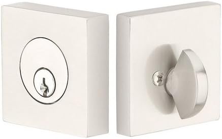 Emtek 8469 Flat Black Deadbolt Emtek 8469 Square B - Door Dead Bolts ...