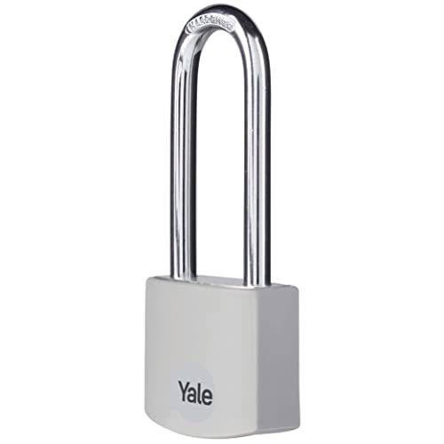 Snapklik.com : Yale 2.2 Inch Long Shackle Covered Aluminum Lock