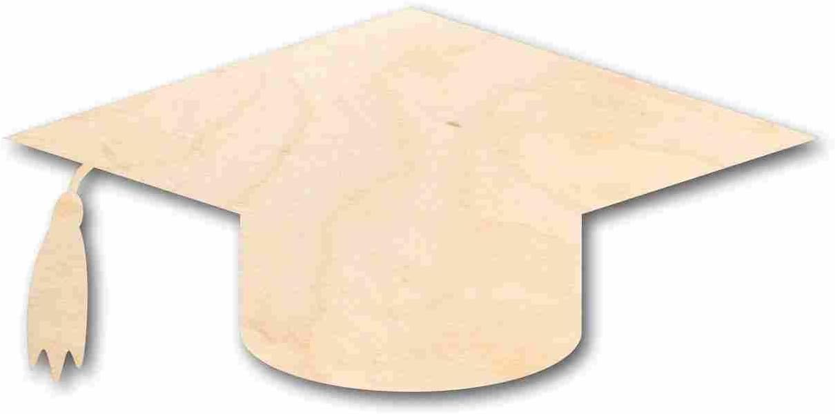 Amazon.com: Unfinished Wood Graduation Cap Shape Craft up to 46" DIY 46 ...