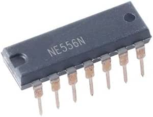Amazon.co.jp: PMMCON NE556N NE556 556 デュアルプレシジョンチャンネルタイマー DIP14 IC ソケット ...