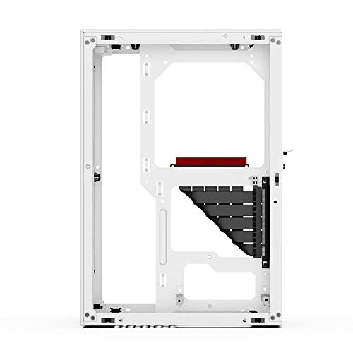 SSUPD Meshlicious Mini ITX Case, Gaming Cabinet with Full Mesh - White ...