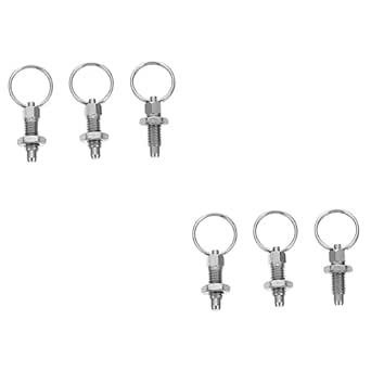 DOITOOL 6pcs Spring Loaded Center Punch Spring Pin Latch Stainless ...