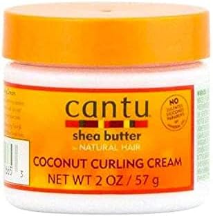 Amazon.com: Cantu Natural Shea Butter Coconut Curl Cream 2 Oz : Beauty ...