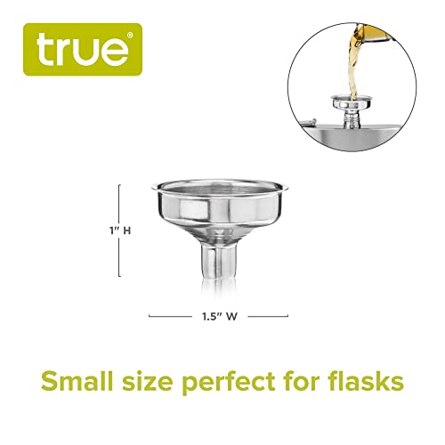 Snapklik.com : True Oracle Flask Funnel - Stainless Steel Funnel ...