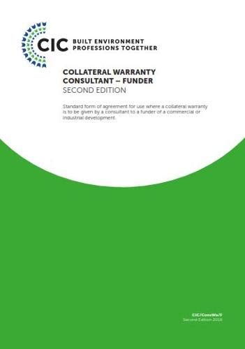 Buy COLLATERAL WARRANTY CONSULTANT – FUNDER Book Online at Low Prices ...
