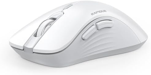 Amazon.com: INFINMIND Wireless Bluetooth Mouse with Smart Flying Scroll, Thumb Scroll Ergonomic ...