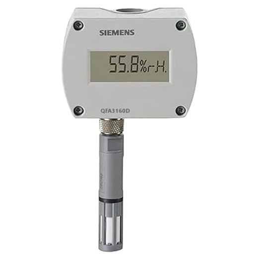 Temperature and Humidity Sensor with Display (Range: 0 to 50 °C / - 40 ...