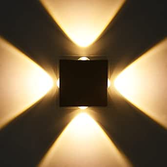 SIGNOTECH 12 watt Four Way Elevation Lights & Outdoor led Wall lamp ...