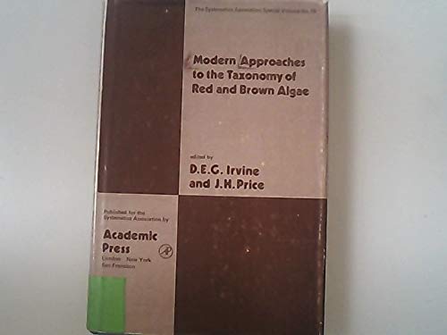 Buy Modern Approaches to the Taxonomy of Red and Brown Algae Book ...