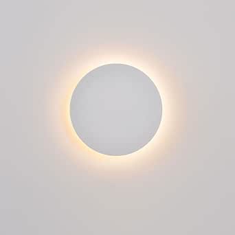 Amazon.com: YXTSIMV Modern Minimalist Wall Light White Round Disc Wall ...