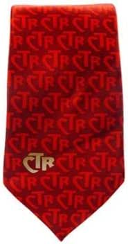 LDS Mens Red Microfiber CTR Choose the Right Tie for Boys - LDS Tie ...