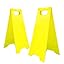 Berry Blank Floor Sign - Yellow | Foldable Type A Freestanding Plastic ...