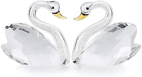 Amazon.com: Setype Swan Sculpture Decor Swan Table Decorations Elegant ...