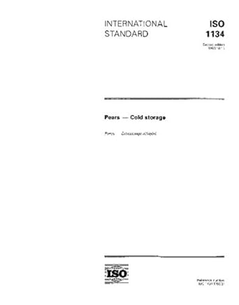 Amazon.com: ISO 1134:1993, Pears - Cold storage: International Organization for Standardization ...