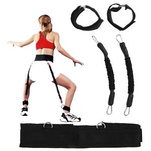 70LB Black Basketball Resistance Bands Speed Jump Agility Training ...