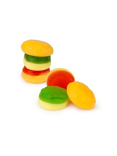 Amazon.com: Gummy Mini Burgers - Soft & Chewy Candy - Edibles - 50 ...