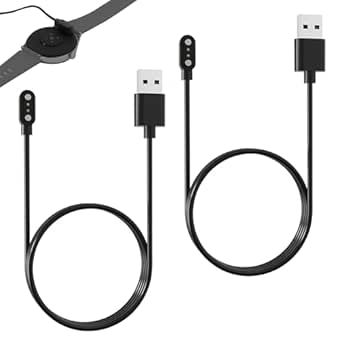 2 PCS 4mm Smart Watch Charger 2 Pin Magnetic, 2 Pin 4mm Smart Watch ...