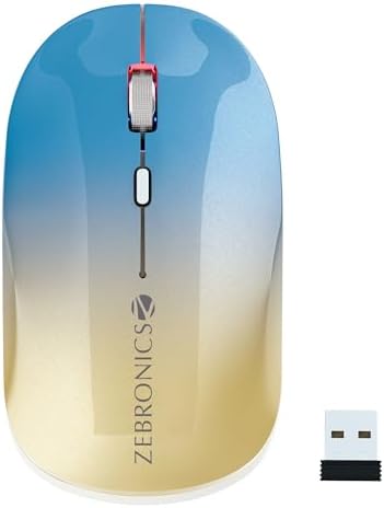 Amazon.in: Buy ZEBRONICS Marine Wireless Mouse with Rechargeable ...