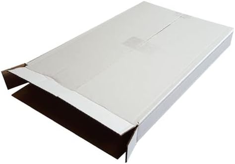 A2 Single Wall White Cardboard Corrugated Postal Boxes 5-Panel-Wraps ...