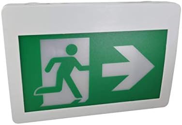 MW LED Exit Sign CM-316 Running Man Thermoplastic Sign Combo Emergency ...