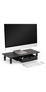 Amazon.com: Anji Mountain Wooden Monitor Stand - Elegant Monitor Riser ...